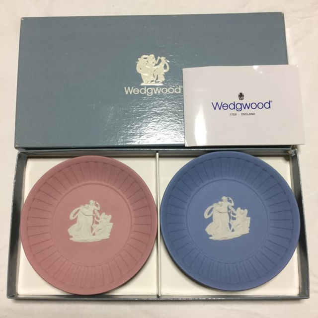 WEDGWOOD - ウェッジウッド ジャスパー ミニプレート ライト WEDGWOOD - ウェッジウッド ジャスパー ミニプレート ライト