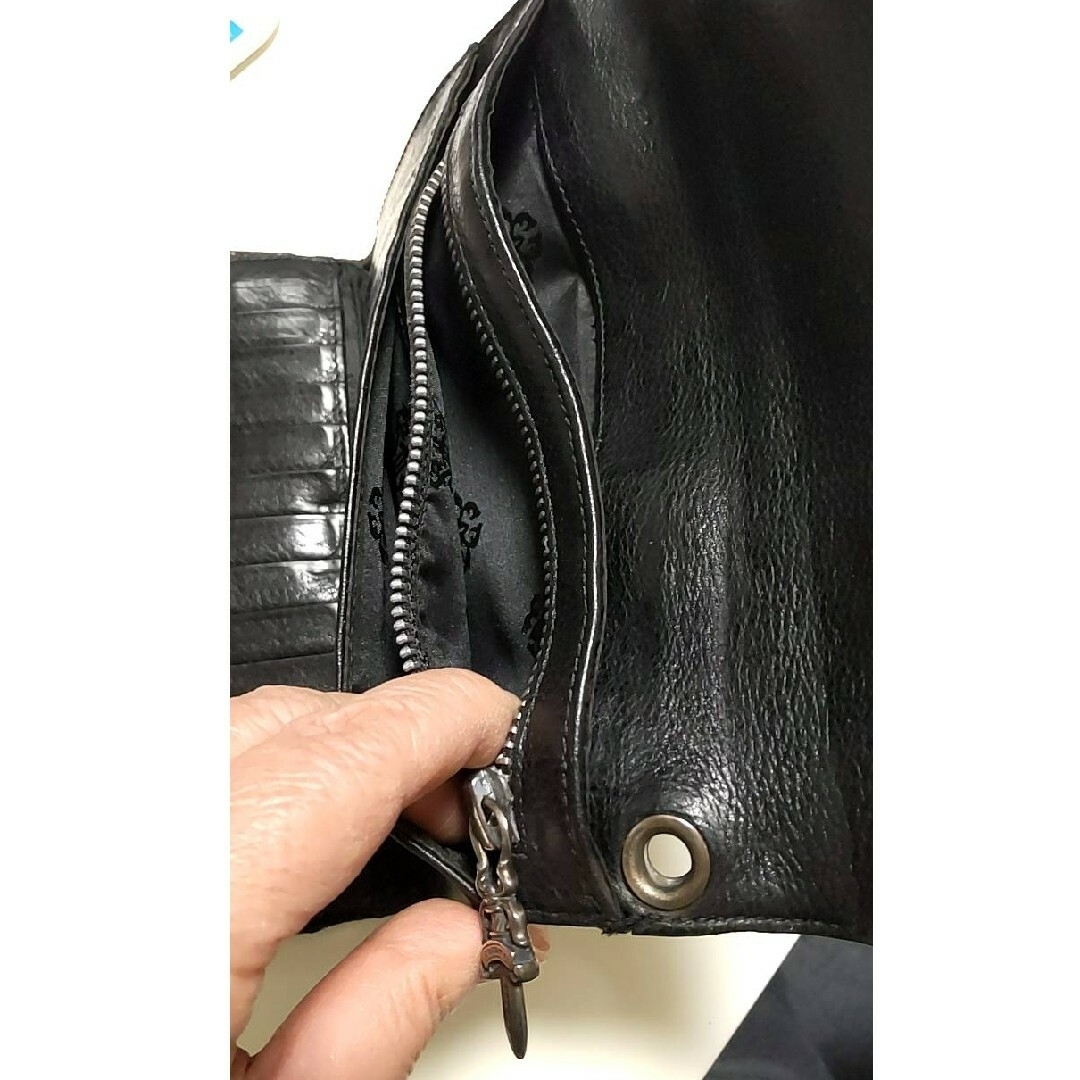 Chrome Hearts - クロムハーツ wave ウォレット 財布 レザー Chrome Hearts - クロムハーツ wave ウォレット 財布 レザー