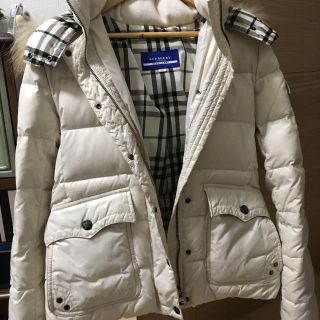 BURBERRY BLUE LABEL(ダウンコート ・ ホワイト/白色系)の BURBERRY BLUE LABEL(ダウンコート ・ ホワイト/白色系)の