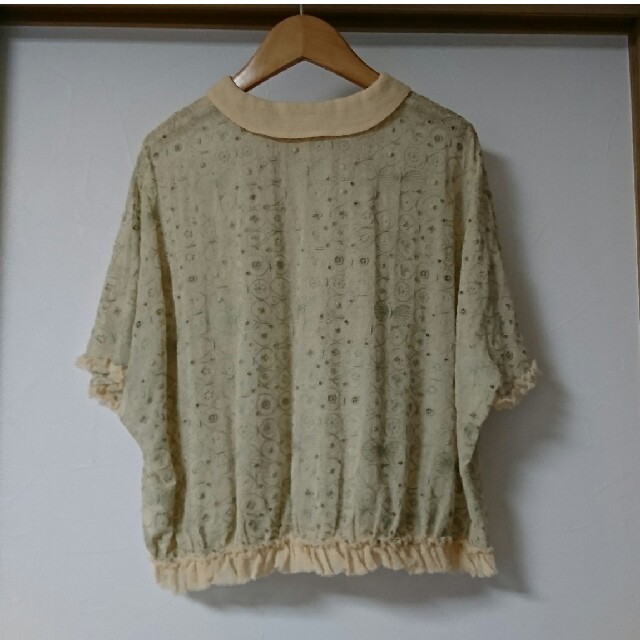 ミナペルホネン☆ちょうちょ刺繍ブラウス ミナペルホネン☆ちょうちょ刺繍ブラウス