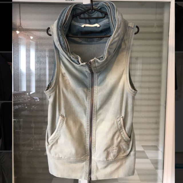 goa - genuine vintage goa デニムベストジャケットの通販 by goa - genuine vintage goa デニムベストジャケットの通販 by