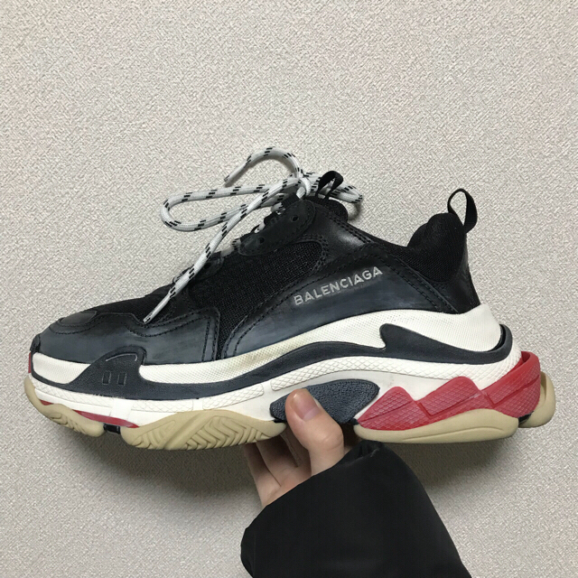 BALENCIAGA - balenciaga triple s 40 黒赤 バレンシアガ BALENCIAGA - balenciaga triple s 40 黒赤 バレンシアガ