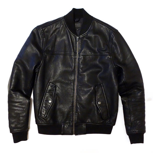 GAP - GAP ギャップ 本革 MA-1 レザージャケット 革ジャン Sの GAP - GAP ギャップ 本革 MA-1 レザージャケット 革ジャン Sの