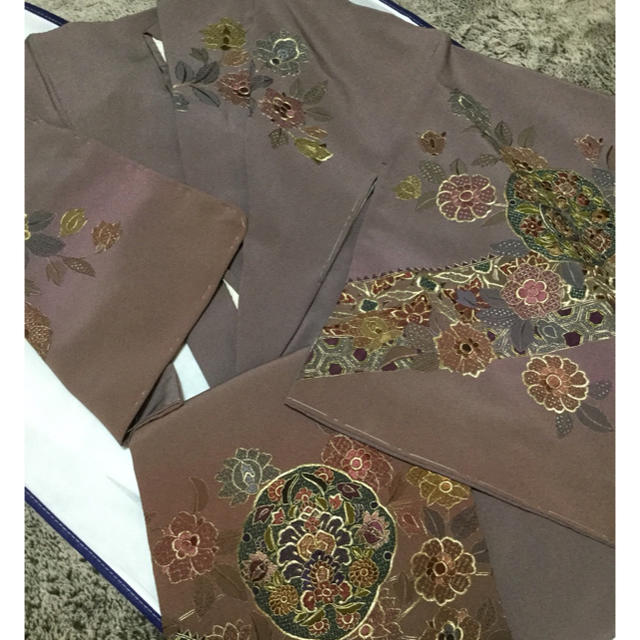 チー様専用 汕頭刺繍訪問着 チー様専用 汕頭刺繍訪問着