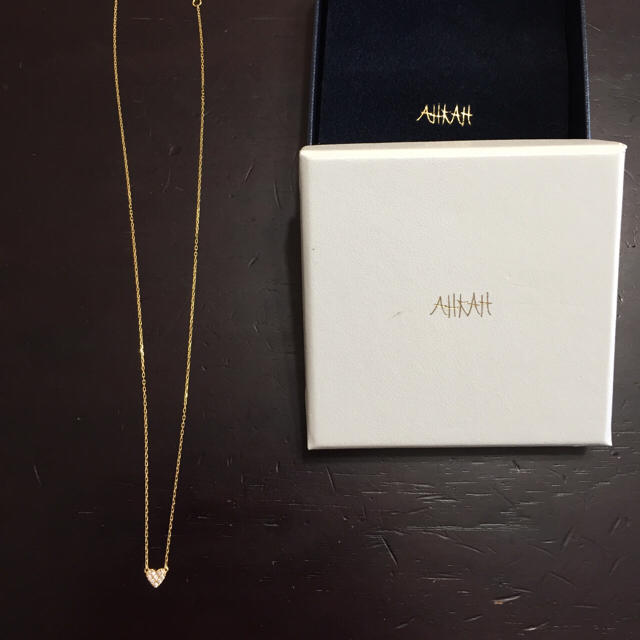 アーカー AHKAH ハート パヴェ ネックレス アーカー AHKAH ハート パヴェ ネックレス
