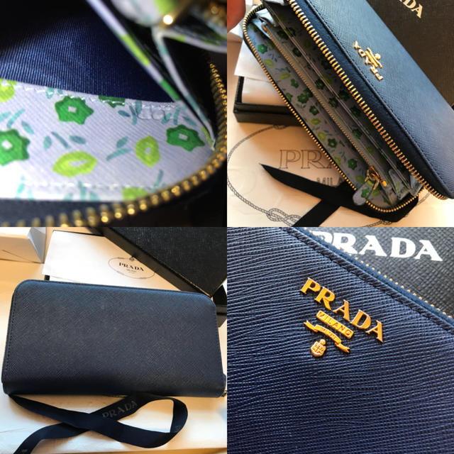 PRADA - まいこ様専用 内側が花柄で可愛い 長財布 2017ss 1ML506 PRADA - まいこ様専用 内側が花柄で可愛い 長財布 2017ss 1ML506