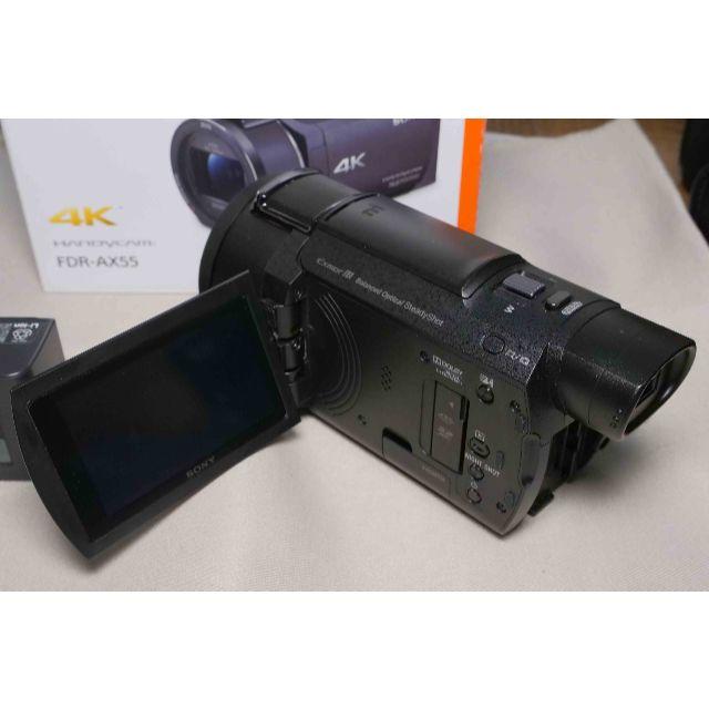 SONY デジタル4Kビデオカメラ FDR-AX55 美品 SONY デジタル4Kビデオカメラ FDR-AX55 美品
