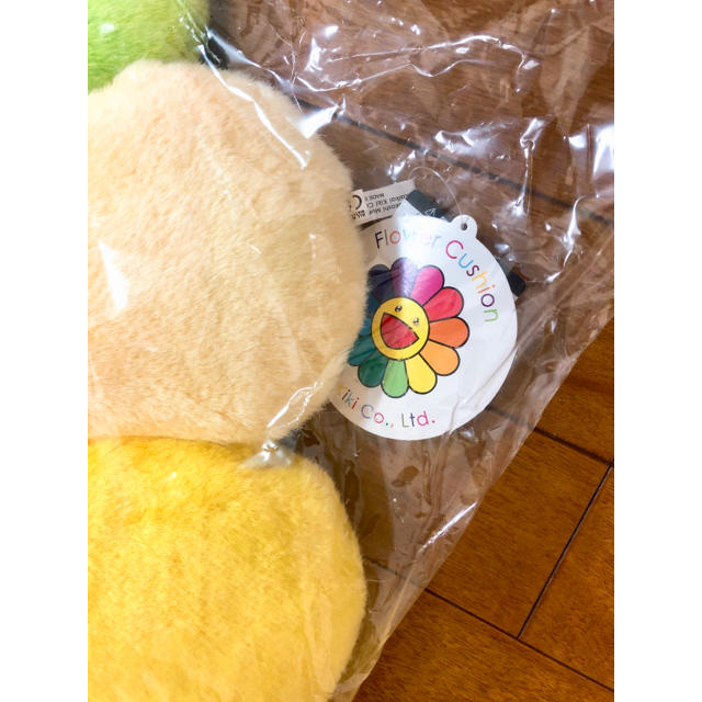 希少 新品未使用品 村上隆 レインボー フラワー クッション 60cm 希少 新品未使用品 村上隆 レインボー フラワー クッション 60cm