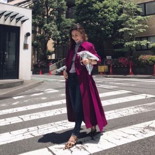 Ameri VINTAGE(トレンチコート ・ パープル/紫色系)のフリマ Ameri VINTAGE(トレンチコート ・ パープル/紫色系)のフリマ