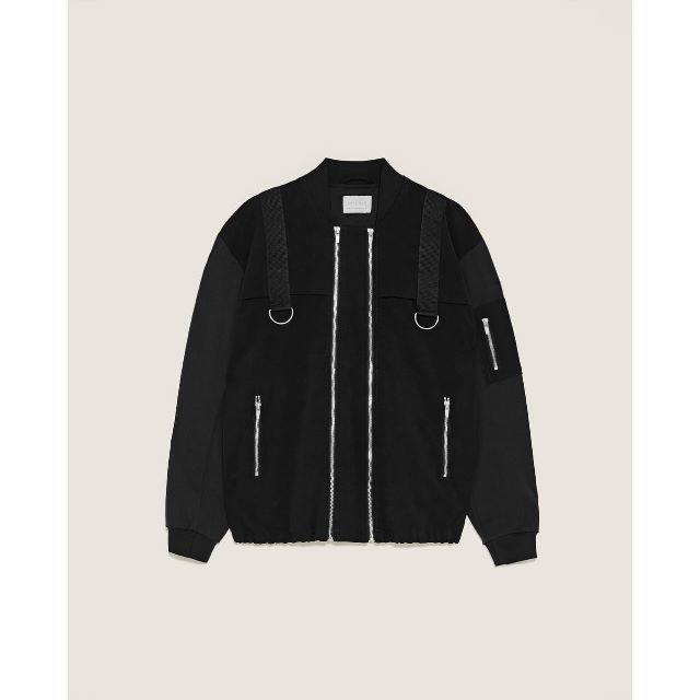 BALMAIN - 新品ZARAmanNEOPUNK変形ZIPミリタリーボンバーライト BALMAIN - 新品ZARAmanNEOPUNK変形ZIPミリタリーボンバーライト