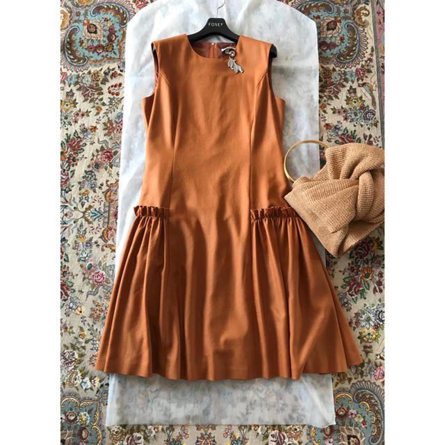 ✨フォクシーワンピース✨テラコッタ40 ✨フォクシーワンピース✨テラコッタ40