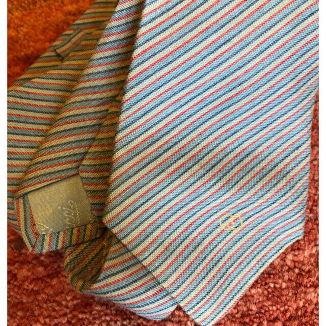GUCCI - GUCCI グッチ ネクタイ 1970年代 ビンテージ オールド GUCCI - GUCCI グッチ ネクタイ 1970年代 ビンテージ オールド