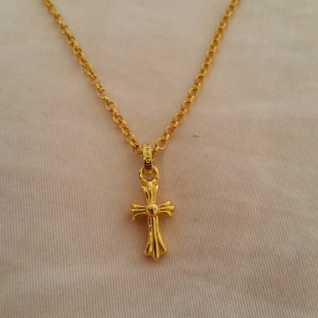 Chrome Hearts - クロムハーツ コーティング22K ネックレスの Chrome Hearts - クロムハーツ コーティング22K ネックレスの