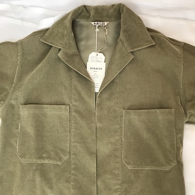 タグ付き】AURALEE 18ss コーデュロイシャツジャケット タグ付き】AURALEE 18ss コーデュロイシャツジャケット