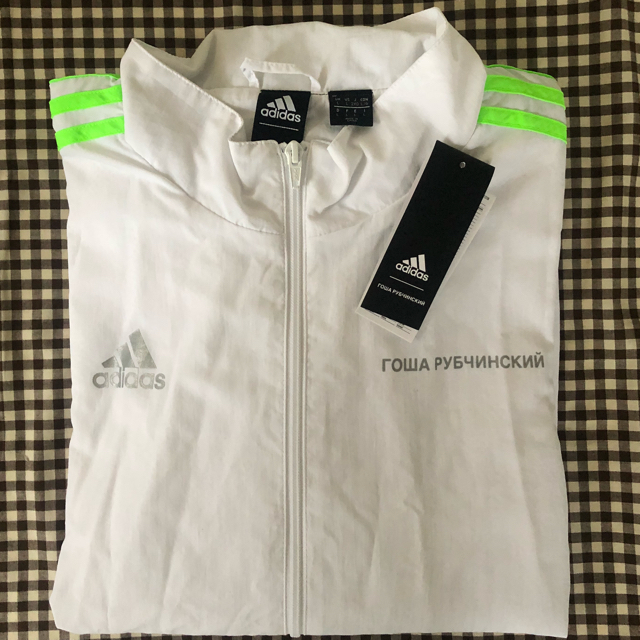 adidas - gosha rubchinskiy adidas セットアップ 白 上L 下Sの adidas - gosha rubchinskiy adidas セットアップ 白 上L 下Sの
