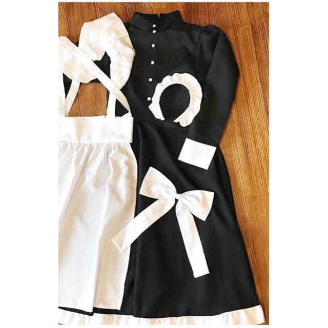 ロングメイド服 白エプロンなしの通販 by RRR|ラクマ ロングメイド服 白エプロンなしの通販 by RRR|ラクマ