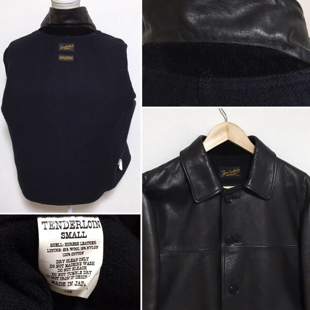TENDERLOIN - 【美品】TENDERLOIN T-HIDE HORSE HIDE ブラックの TENDERLOIN - 【美品】TENDERLOIN T-HIDE HORSE HIDE ブラックの