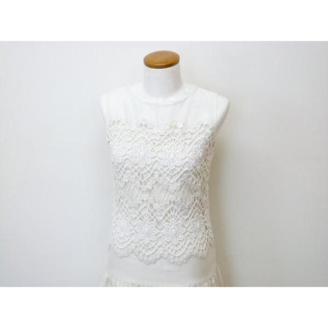 美品☆RED VALENTINO☆ヴァレンティノ☆デートワンピース白40 美品☆RED VALENTINO☆ヴァレンティノ☆デートワンピース白40