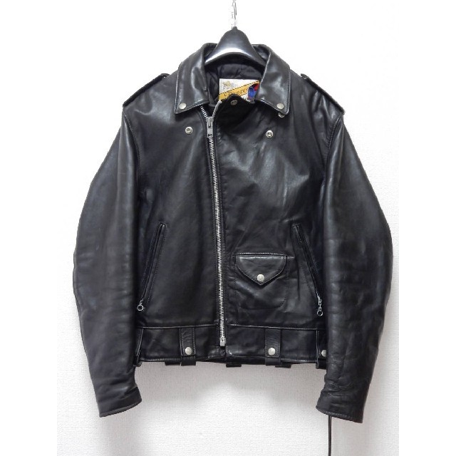 schott - レア品番609!ショットschottレザーダブルライダース36 schott - レア品番609!ショットschottレザーダブルライダース36