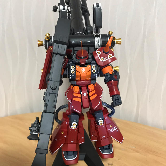 ガンダムプラモデルMGサイコザク全塗装完成品の通販 by 龍生's ガンダムプラモデルMGサイコザク全塗装完成品の通販 by 龍生's