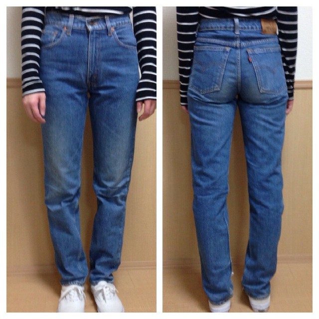 Levi's - レア90S W28 ハイウエストテーパードスリム デニム Levi's - レア90S W28 ハイウエストテーパードスリム デニム