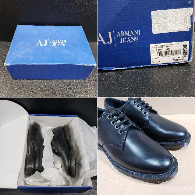 ARMANI JEANS - アルマーニジーンズ(ARMANI JEANS) 革靴 黒 40 ARMANI JEANS - アルマーニジーンズ(ARMANI JEANS) 革靴 黒 40