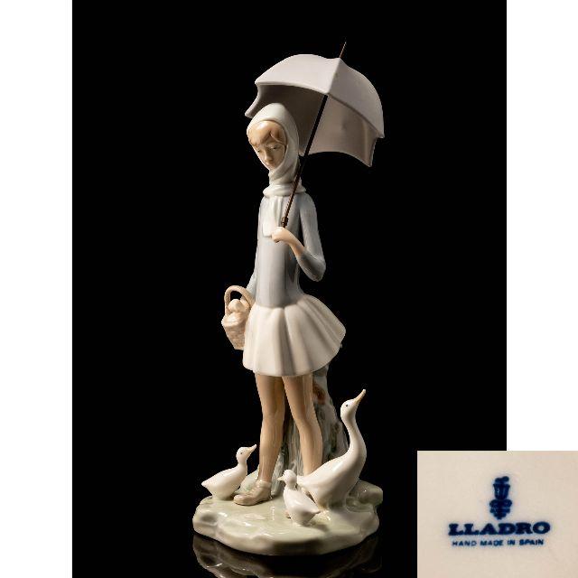 リヤドロ LLADRO 傘を持つ少女とアヒル 訳アリ品の通販 by 今福 リヤドロ LLADRO 傘を持つ少女とアヒル 訳アリ品の通販 by 今福