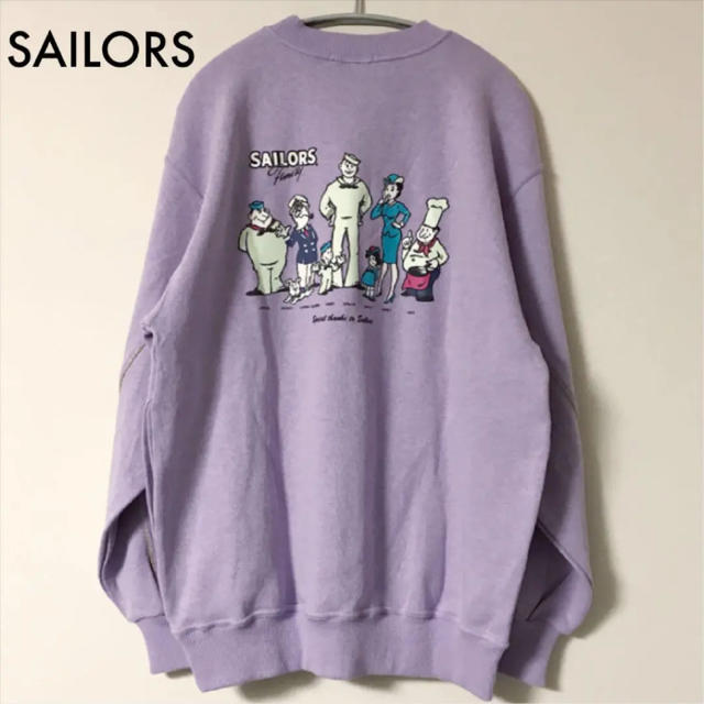 SAILORS セーラーズ スウェット トレーナー おニャン子 メンズ SAILORS セーラーズ スウェット トレーナー おニャン子 メンズ