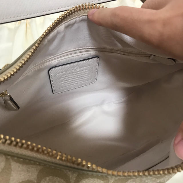 コーチ バッグ 2way シグネチャー 美品 コーチ バッグ 2way シグネチャー 美品