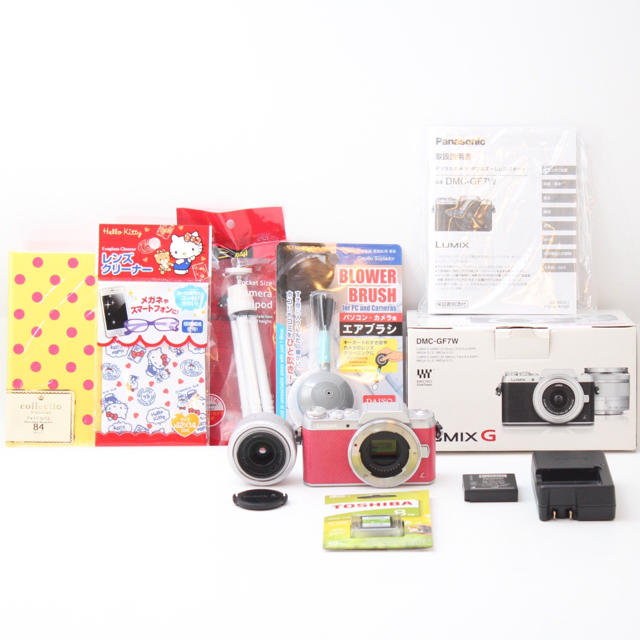 自撮り&スマホ転送機能付♪人気のピンク Panasonic LUMIX GF7 自撮り&スマホ転送機能付♪人気のピンク Panasonic LUMIX GF7