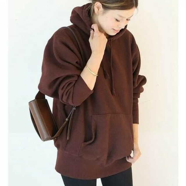 今季新品ドゥーズィエムクラス☆CAMBER HOODIE☆ブラウン 今季新品ドゥーズィエムクラス☆CAMBER HOODIE☆ブラウン