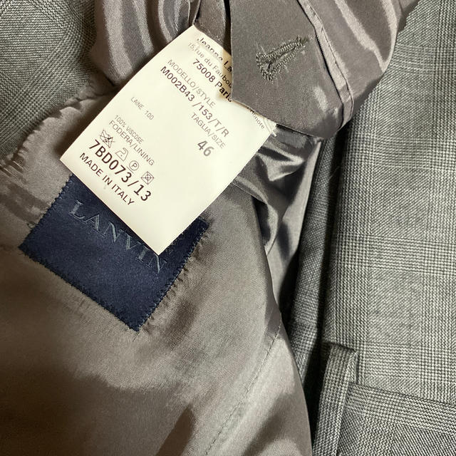 lanvin スーツ 定価約30万 lanvin スーツ 定価約30万