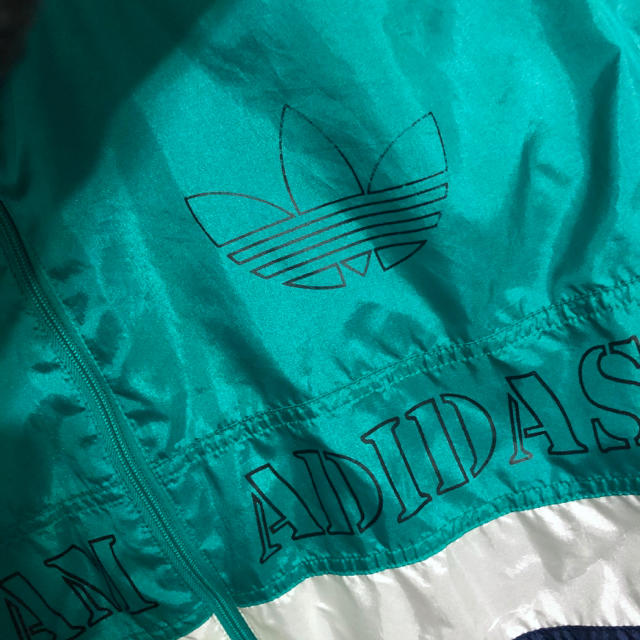 adidas - アディダス 90s ナイロンジャケット グリーンの通販 by adidas - アディダス 90s ナイロンジャケット グリーンの通販 by