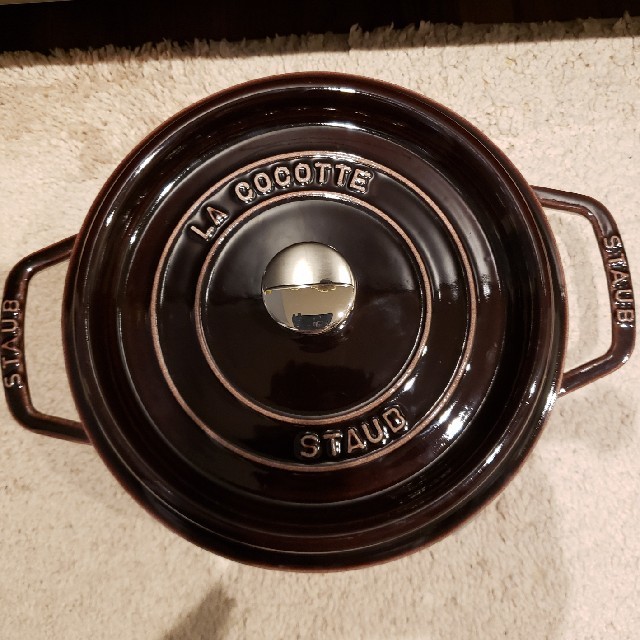 未使用 ストウブ staub オーベルジン ナス 未使用 ストウブ staub オーベルジン ナス