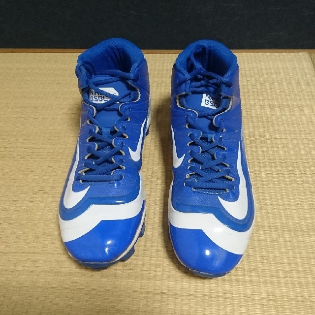 NIKE トラウト 野球 スパイク ブルー 青 金具 26.5㎝ ミドル NIKE トラウト 野球 スパイク ブルー 青 金具 26.5㎝ ミドル
