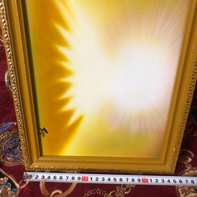 風水絵画 金富士 金運仕事運アップ スピリチュアルアート 満月 風水絵画 金富士 金運仕事運アップ スピリチュアルアート 満月