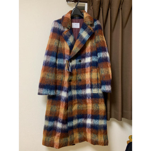 TOGA - 【新品】TOGA PULLA 18AW モヘアシャギーチェックコート TOGA - 【新品】TOGA PULLA 18AW モヘアシャギーチェックコート