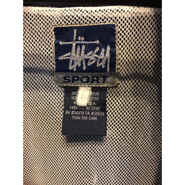STUSSY - 90s USA製 STUSSY SPORTS ナイロン ジャケット STUSSY - 90s USA製 STUSSY SPORTS ナイロン ジャケット