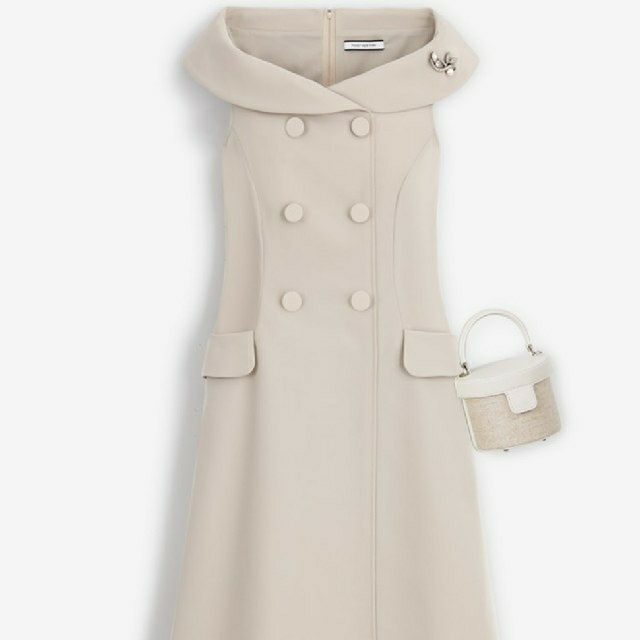 美品☆フォクシー FOXEY 女優襟ワンピース ローズピンク 38 美品☆フォクシー FOXEY 女優襟ワンピース ローズピンク 38