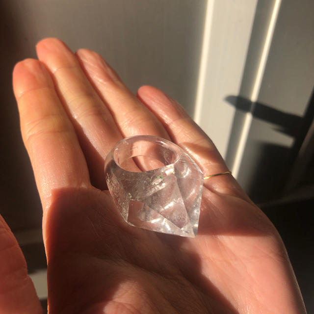 YAECA - 新品 yasuhide ono ヒマラヤ 水晶 ポイント リング 子虎 YAECA - 新品 yasuhide ono ヒマラヤ 水晶 ポイント リング 子虎