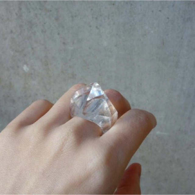 YAECA - 新品 yasuhide ono ヒマラヤ 水晶 ポイント リング 子虎 YAECA - 新品 yasuhide ono ヒマラヤ 水晶 ポイント リング 子虎