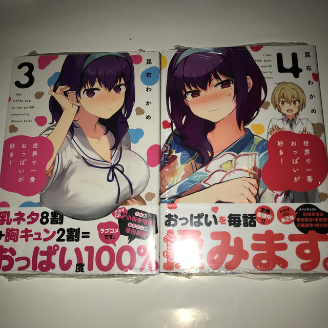 角川書店 世界で一番おっぱいが好き! 3 And 4 巻 セット 未開封 昆布わかめの通販 By ほにゃらら。s Shop|カドカワショテン