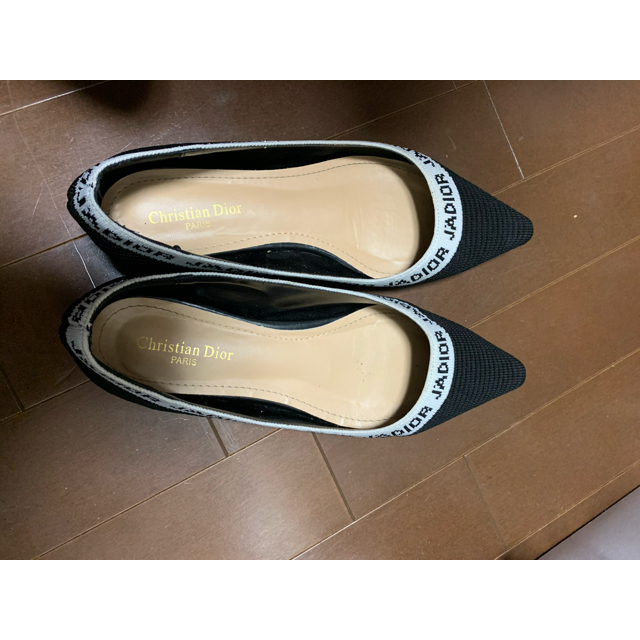 Christian Dior 刺繍入り バレエシューズ Christian Dior 刺繍入り バレエシューズ