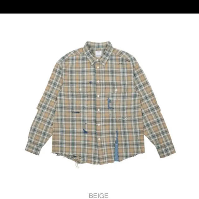 visvim LUMBER SHIRT L/S CRASH INDIGO sz1 visvim LUMBER SHIRT L/S CRASH INDIGO sz1