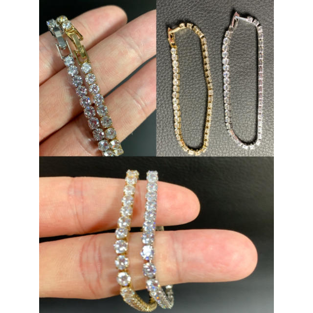 テニスブレスレット ゴールド ストーン CZ ブレス テニス テニス テニスブレスレット ゴールド ストーン CZ ブレス テニス テニス
