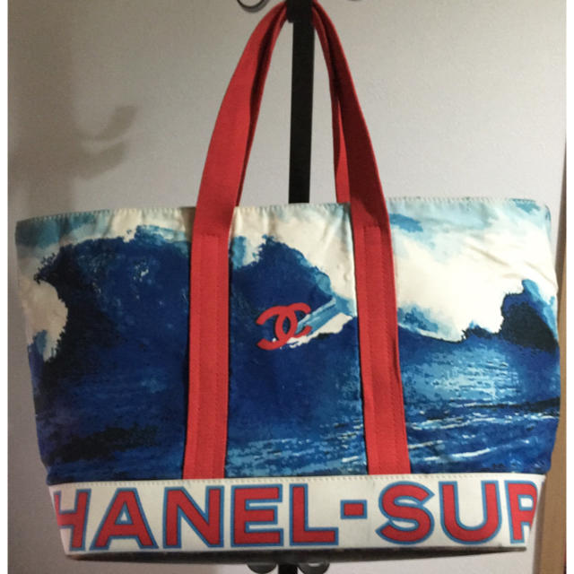 CHANEL - CHANELサーフライントートバッグの通販 by まい's shop CHANEL - CHANELサーフライントートバッグの通販 by まい's shop