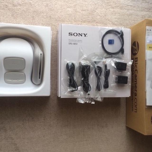 SONY ウェアラブルネックスピーカー SRS-WS1 SONY ウェアラブルネックスピーカー SRS-WS1