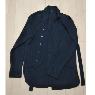 Jean-Paul GAULTIER(シャツ/ブラウス(長袖/七分) ・ ブラック Jean-Paul GAULTIER(シャツ/ブラウス(長袖/七分) ・ ブラック