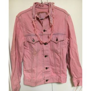 Levi's(Gジャン/デニムジャケット ・ ピンク/桃色系)のフリマ Levi's(Gジャン/デニムジャケット ・ ピンク/桃色系)のフリマ