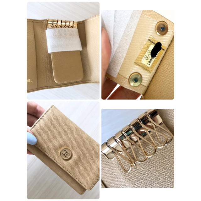 CHANEL - ☆未使用/美品☆ シャネル ココボタン 6連キーケース CHANEL - ☆未使用/美品☆ シャネル ココボタン 6連キーケース